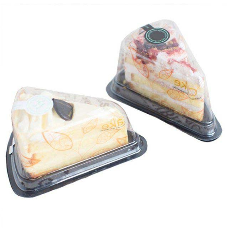 Disposable clear plastic triangle cake container | plastic container ...