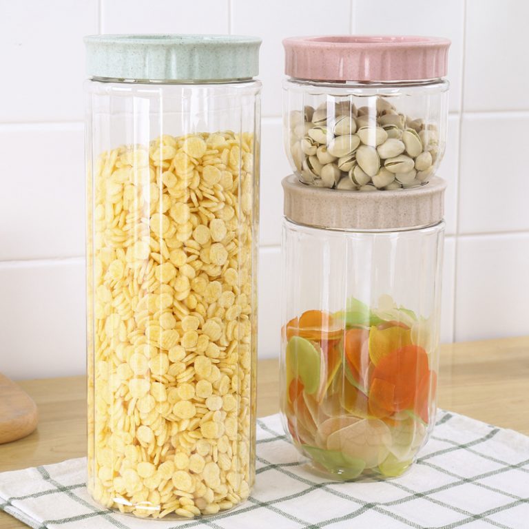 Cylinder shape food grade plastic storage container | plastic container ...