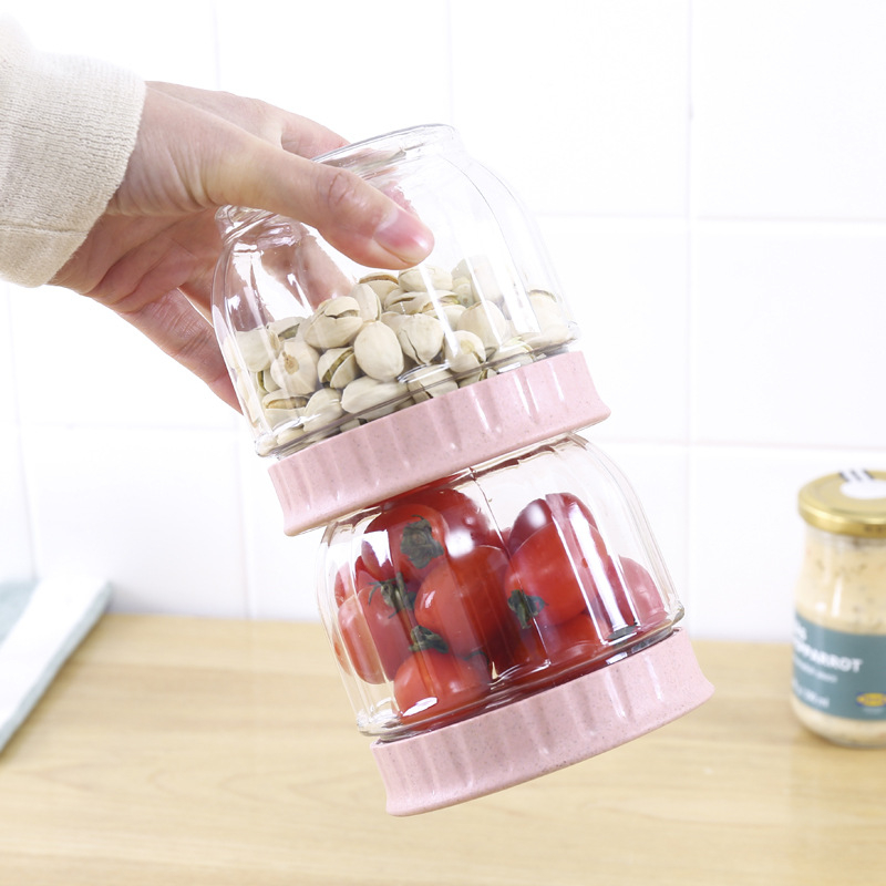 Cylinder shape food grade plastic storage container | plastic container ...